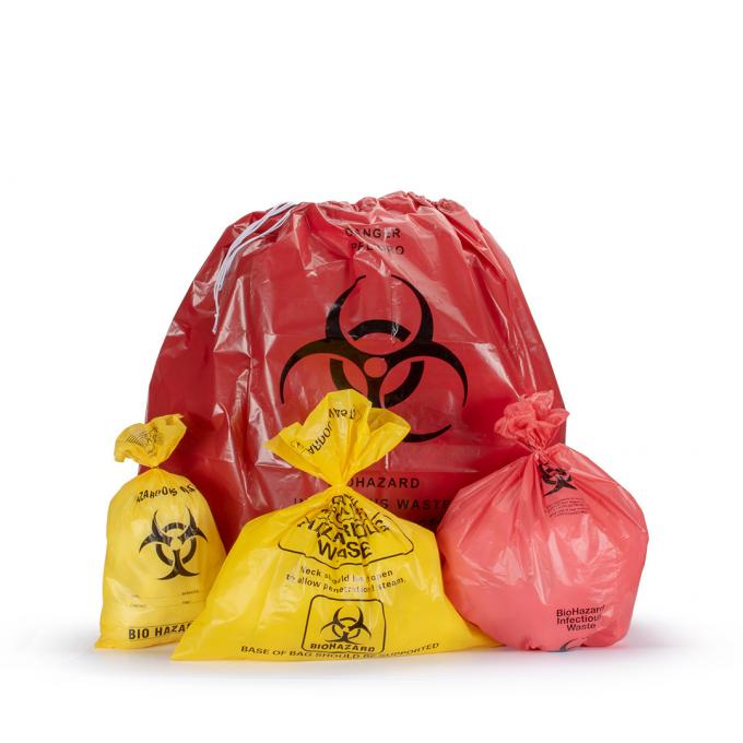 Kantong Plastik Biohazard Autoclave Merah Kuning Untuk Kantong Limbah ...